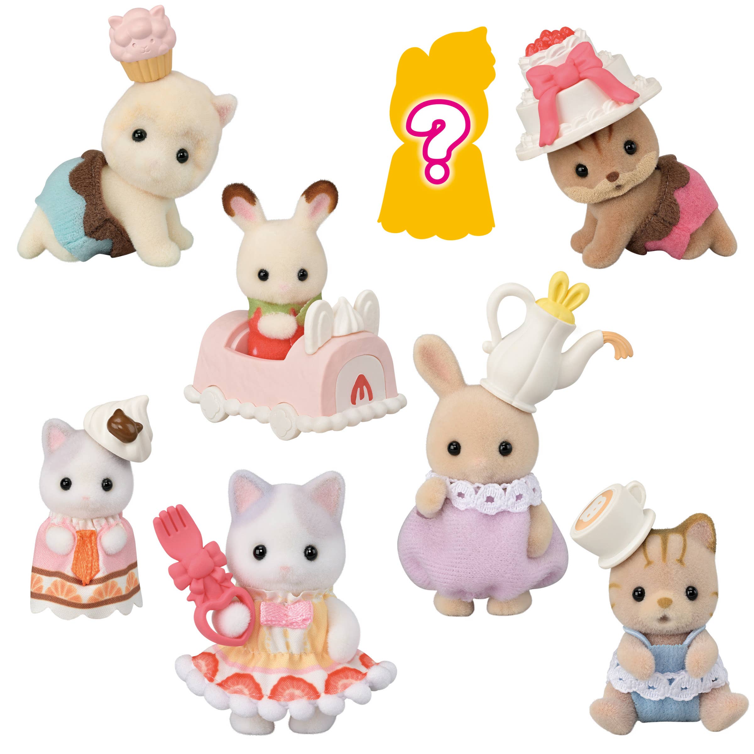 Calico Critters | Baby Cake Party Series Blind Bags | Pink Moon Atelier